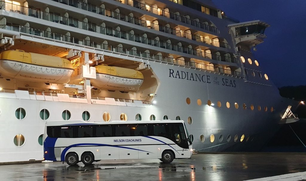 Cruise Ship - Nelson Coachlines, Charters & Bus Services